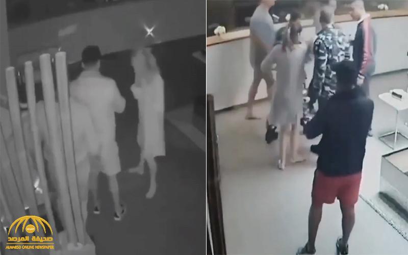 شاهد فيديو يعرض لأول مرة لحظة قتل زوج نانسي عجرم الشاب السوري